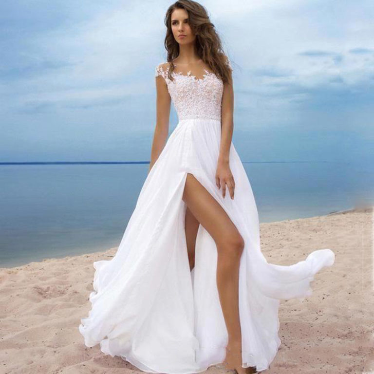 50 Bridal Dresses with Perfect Split Ideas 19 – Style Female