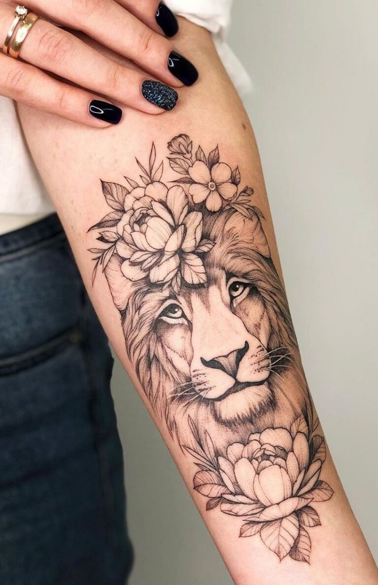 60 Stunning Lioness Tattoos for Women Ideas 28 – Style Female