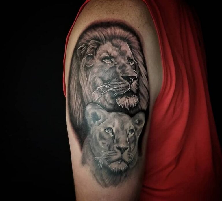 60 Stunning Lioness Tattoos for Women Ideas 42 – Style Female