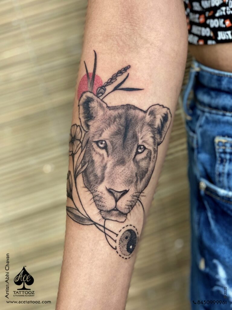 60 Stunning Lioness Tattoos for Women Ideas 61 – Style Female