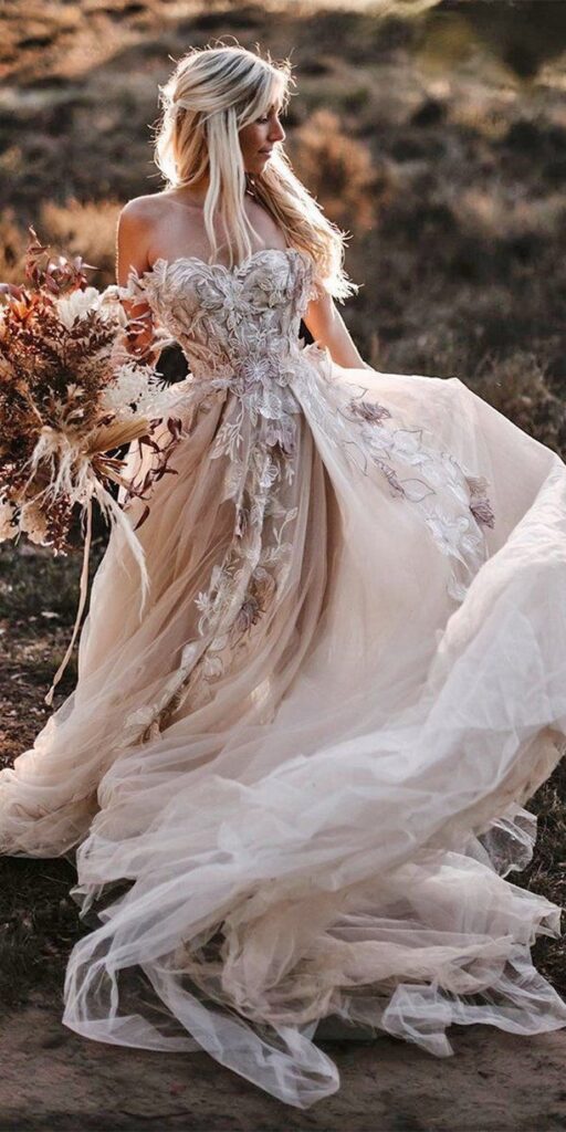 60+ Gorgeous Casual Rustic Wedding Dress Ideas – Style Female