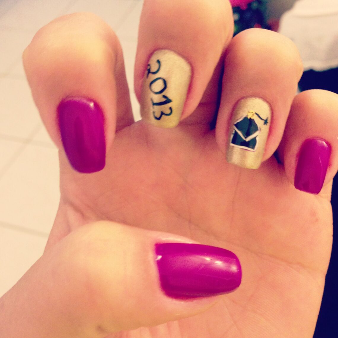 50+ Inspiration Beautiful and Cute Nails for Graduation Ideas – Style ...